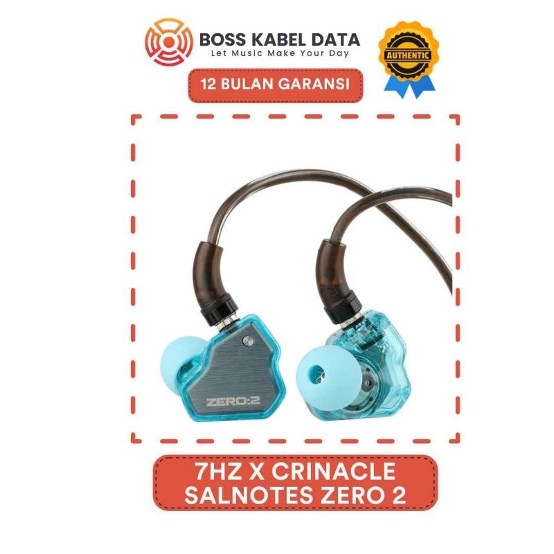 Jual 7Hz x Crinacle Zero 2 Hi-Fi Salnotes zero 2 Dynamic Driver InEar ...
