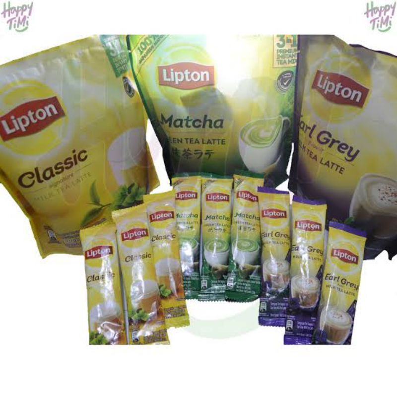 Jual Lipton Teh Tarik Classic Milk Tea Latte Matcha Halia Ecer 1 sachet ...