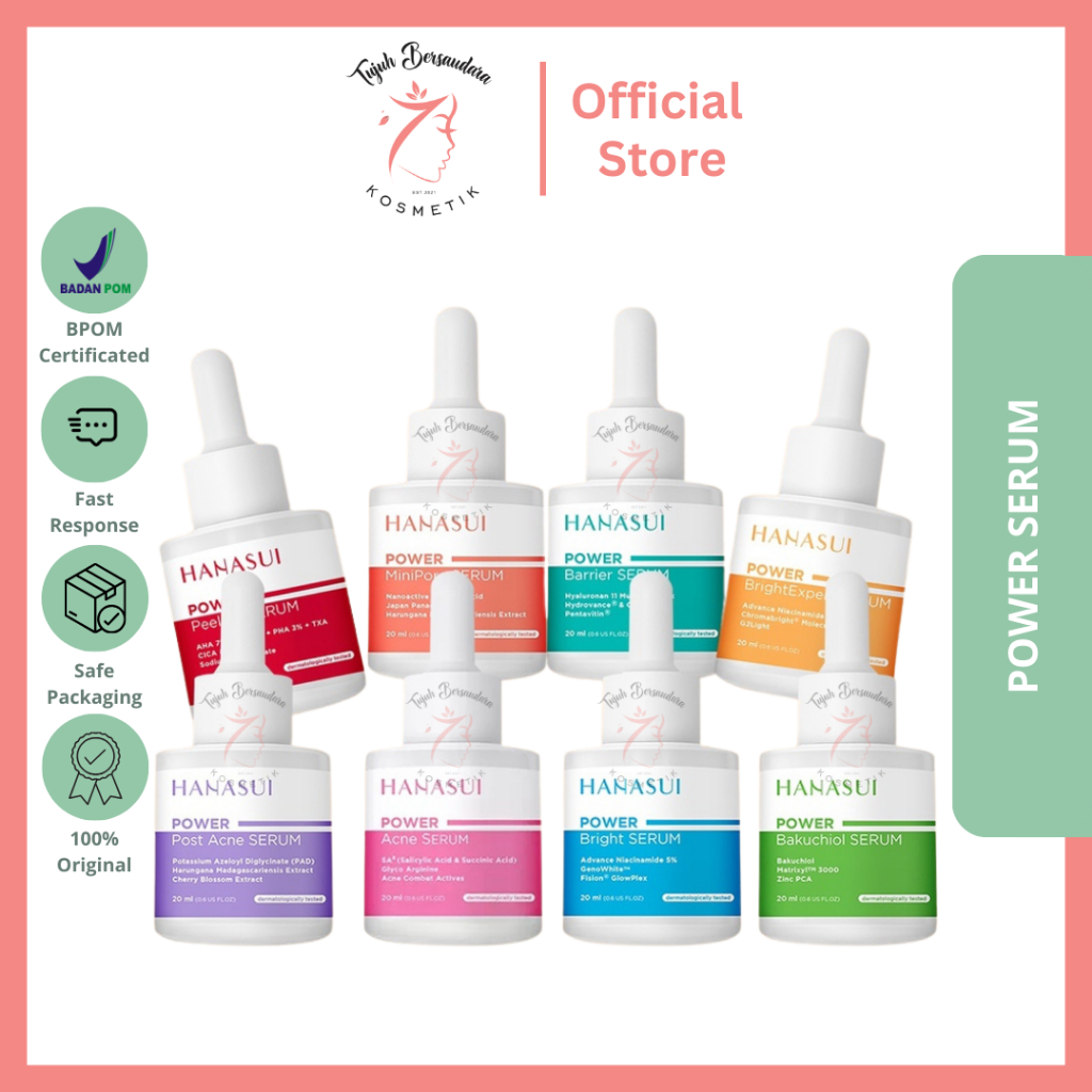 Jual Hanasui Power Serum Series | Bright Expert | Peeling | Bakuchiol ...