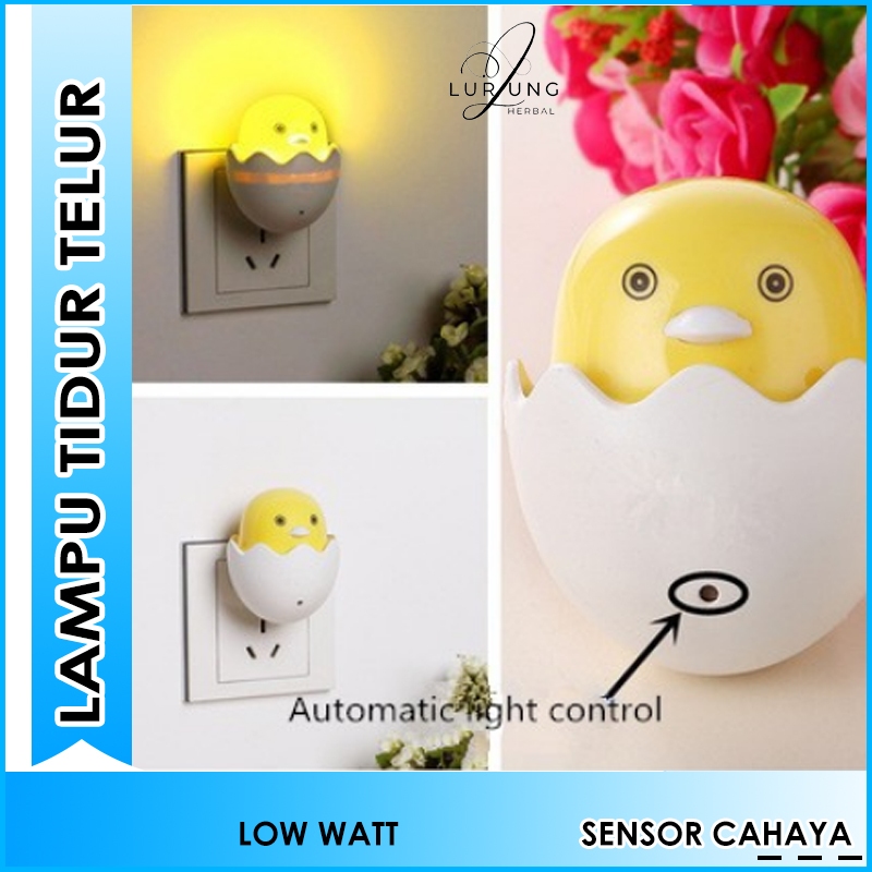 Jual Lampu Tidur Kamar Aesthetic Dinding Bentuk Telur Ayam LED Sensor ...