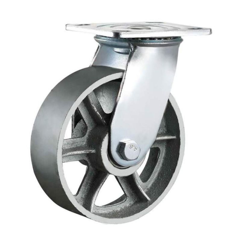 Jual RODA BESI 6" X 50mm RANGKA PUTAR PLAT 5mm HEaVY DUTY | Shopee ...