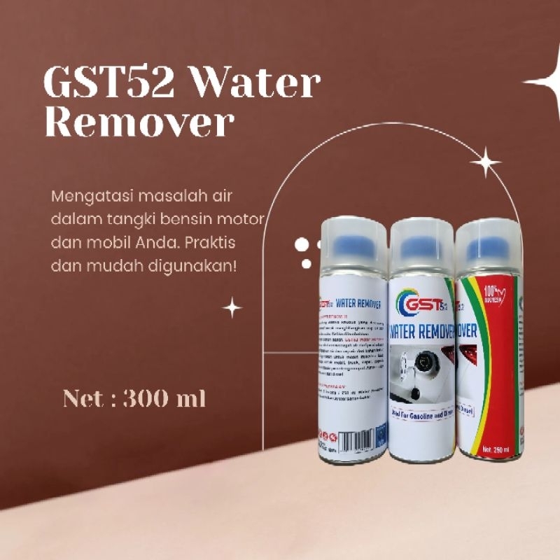 Jual Water Remover Penghilang Air di Tangki Bensin dan Solar GST52 250ml | Shopee Indonesia
