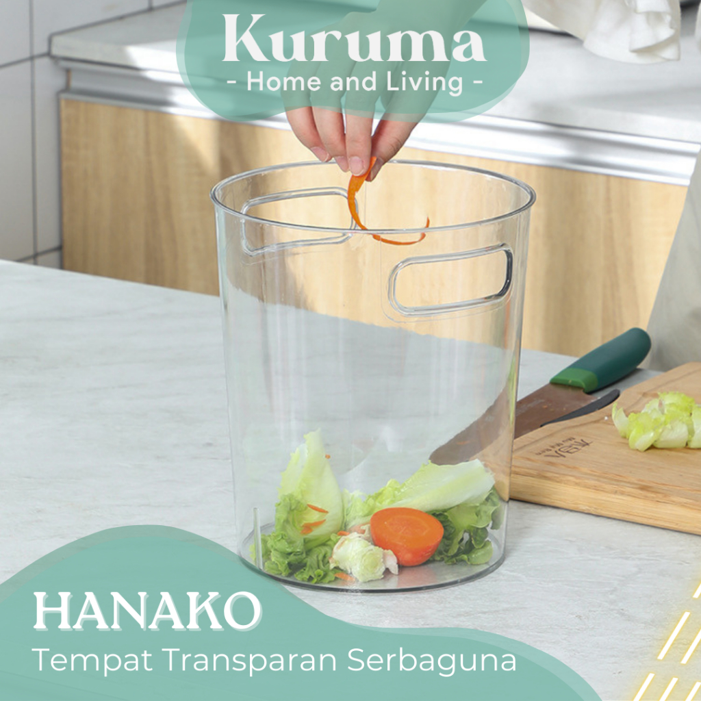 Jual KURUMA HANAKO Vas Bunga Transparan Pot Bunga Tanaman Minimalis ...