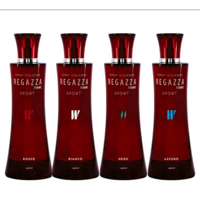Jual REGAZZA Femme Sport Spray Cologne Nero 100ml | Shopee Indonesia