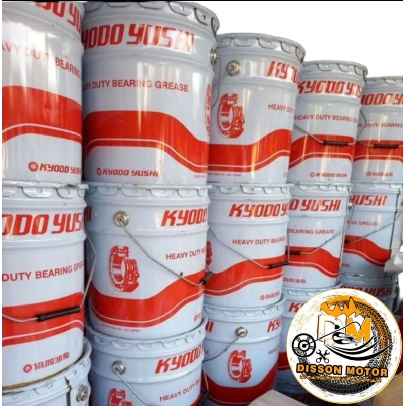 Jual Gemuk Kyodo Yushi / Grease Kyodoyushi Whell Bearing 16kg | Shopee ...
