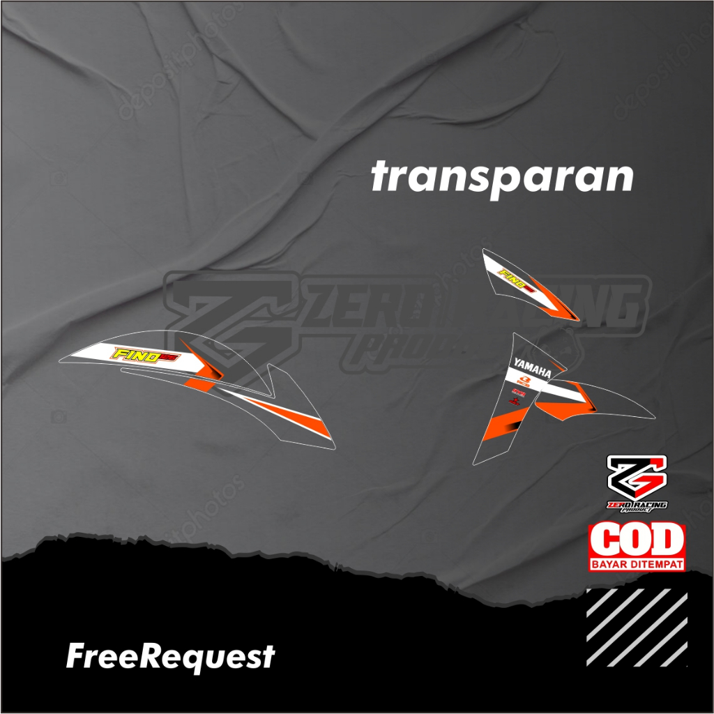 Jual Sticker Striping Fino - Striping motor fino 125 desain transparan ...