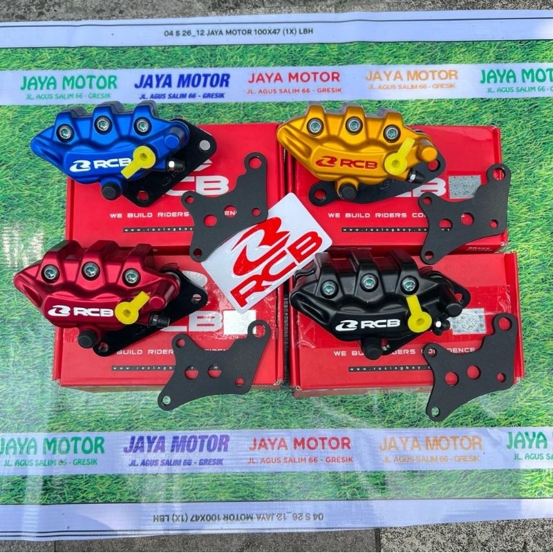 Jual Kaliper Depan Cakram Kanan RCB original Kalper 2Piston Set braket ...