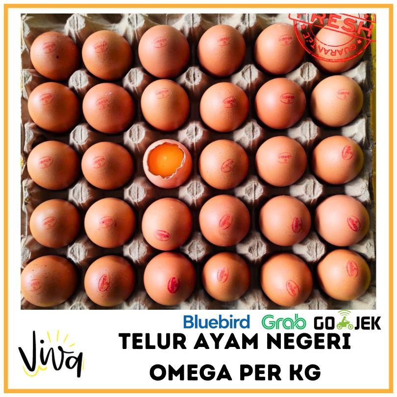 Jual TELUR NEGERI OMEGA 3 ORGANIK CURAH PER kg | Shopee Indonesia