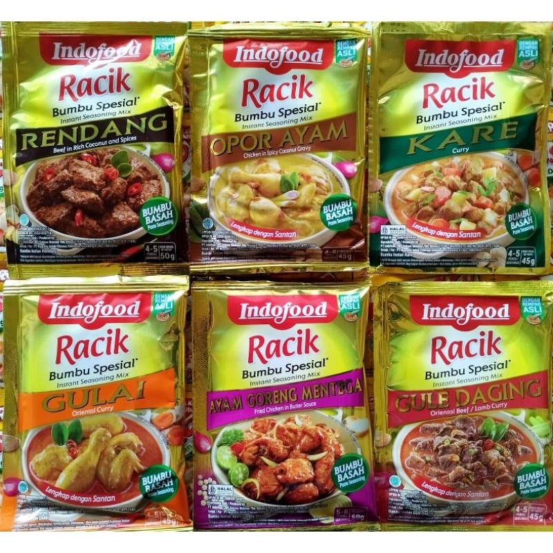 Jual indofood racik bumbu spesial, 50g All varian | Shopee Indonesia