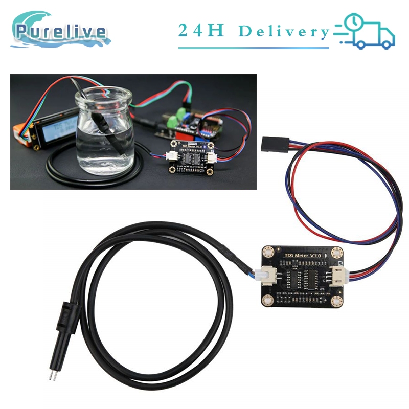 Jual Analog TDS Sensor/Meter for Arduino Module Liquid Detection DC 3.3V-5.5V | Shopee Indonesia