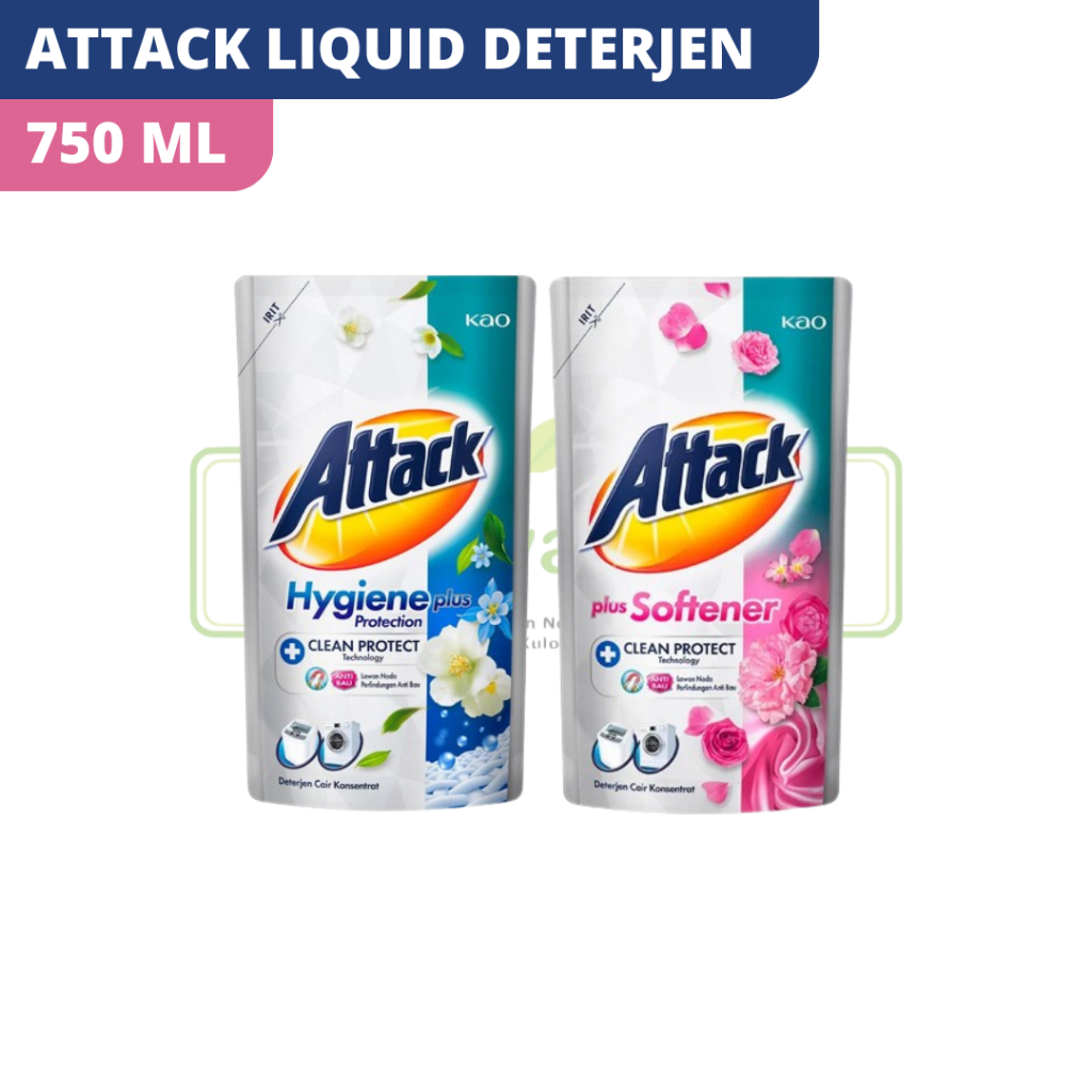 Jual ATTACK LIQUID SOFTENER/ HYGIENE 750ml | Shopee Indonesia