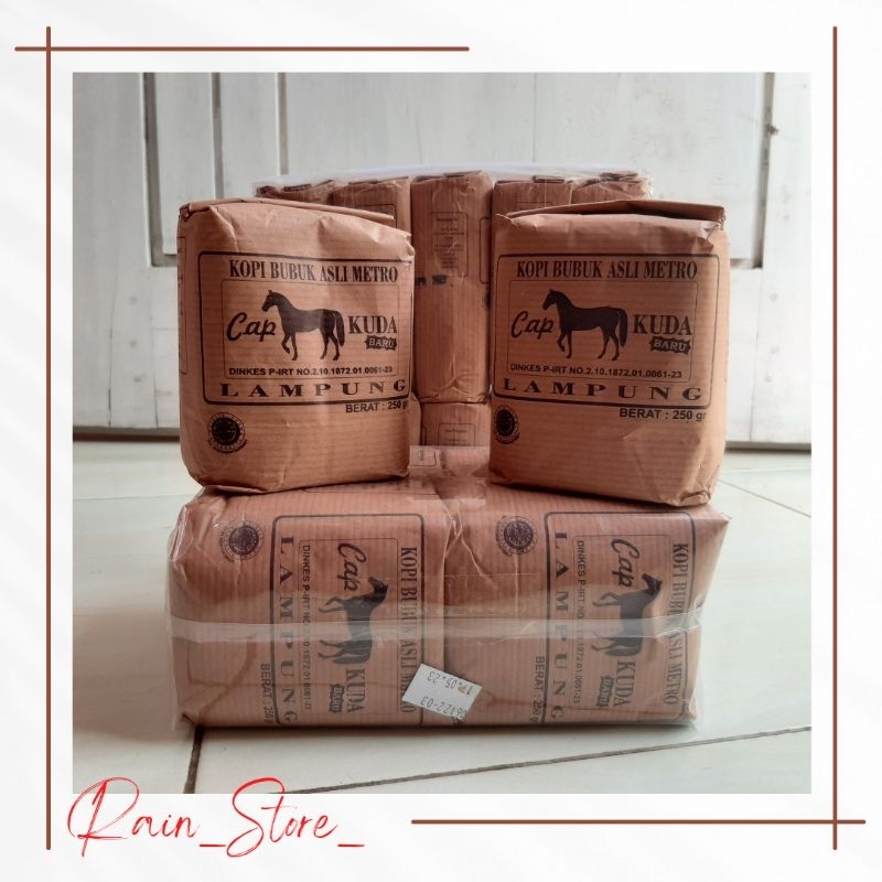 Jual Kopi Cap Kuda Jadoel Kopi Bubuk Robusta Asli Lampung | Shopee ...