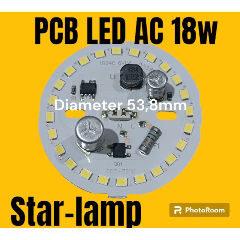 Jual PCB LED AC 18W Diameter 53mm | Shopee Indonesia