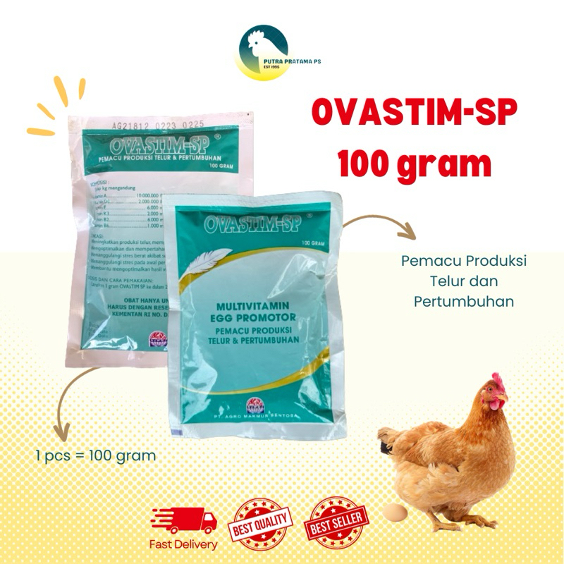 Jual OVASTIM SP 100gram Agro Multivitamin Pemacu Produksi Telur ...