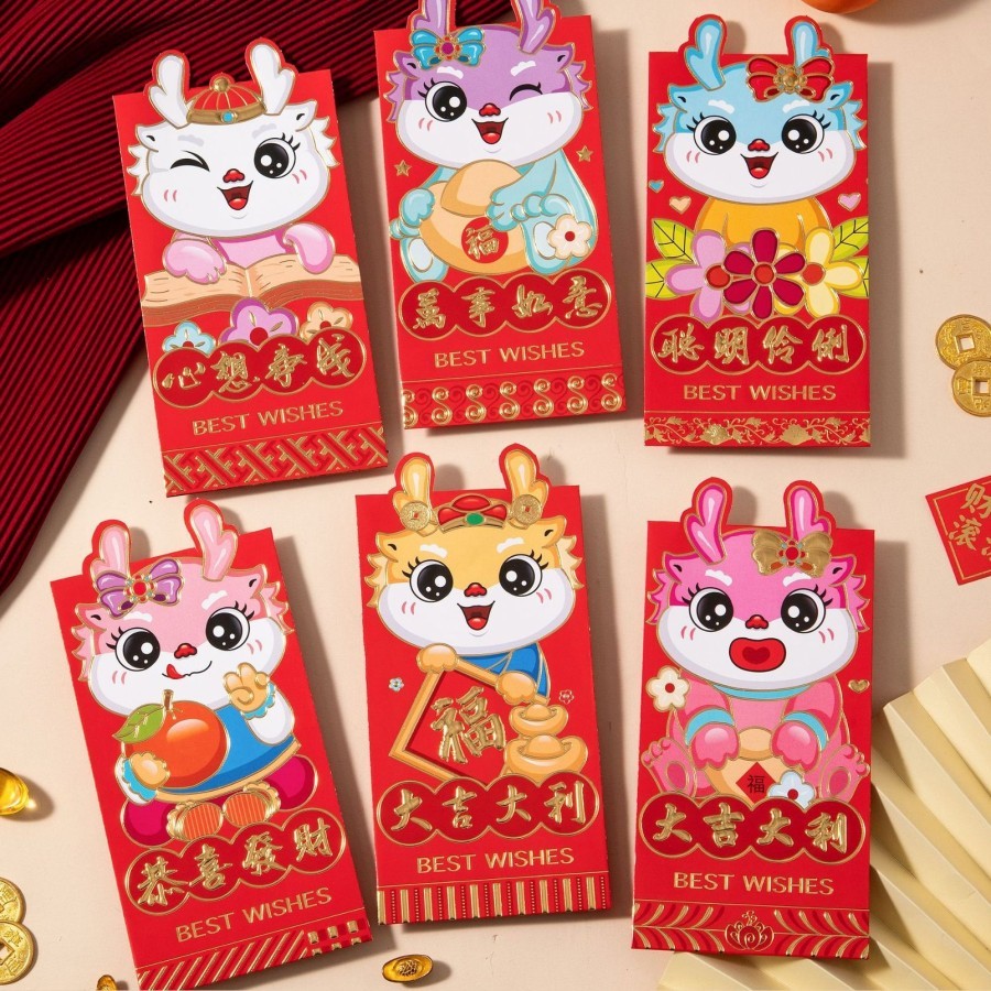 Jual Angpao Imlek Panjang Murah Angpao karakter Naga Dragon Premium ...
