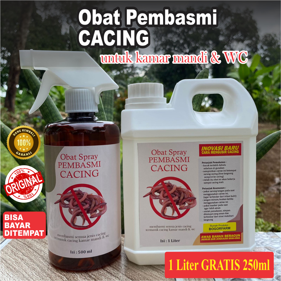 Jual Spray PEMBASMI CACING | CACING KAMAR MANDI | CACING HALAMAN RUMAH ...