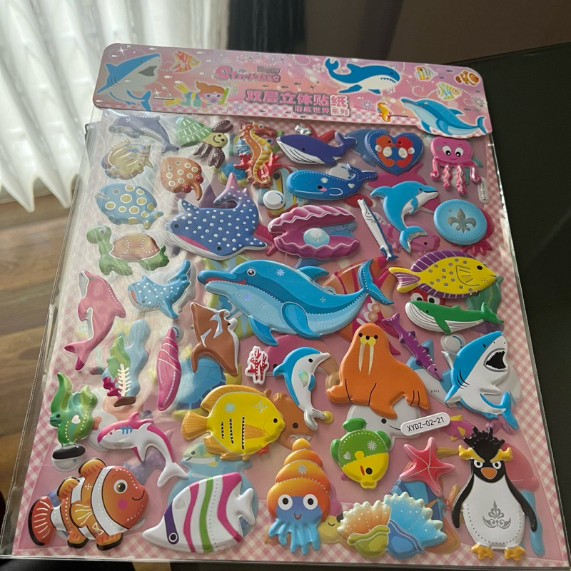 Jual Stiker 3D Jumbo / Cute Cartoon / Sticker Set Timbul / Viral Murah ...