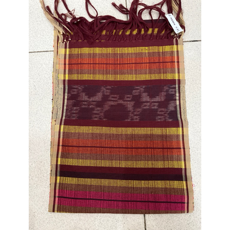 Jual Selendang Pledon/ Pepledoan/ Pledoan Selendang Garis Klasik Tenun ...