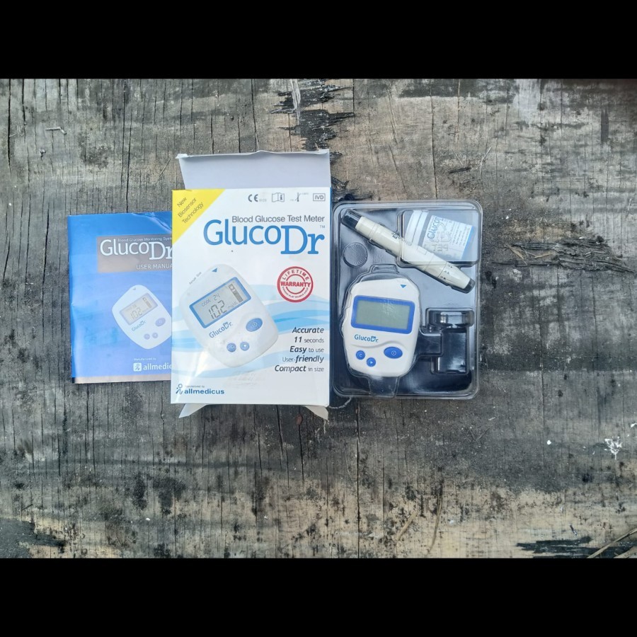 Jual GlucoDr Blood Glucose Test Meter AGM 2100 Biosensor Preloved ...
