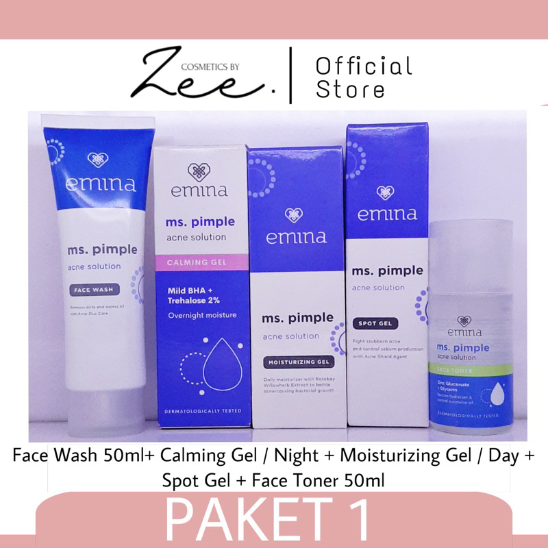 Jual Emina Ms. Pimple Acne Solution Series | Emina Ms Pimple Series ...