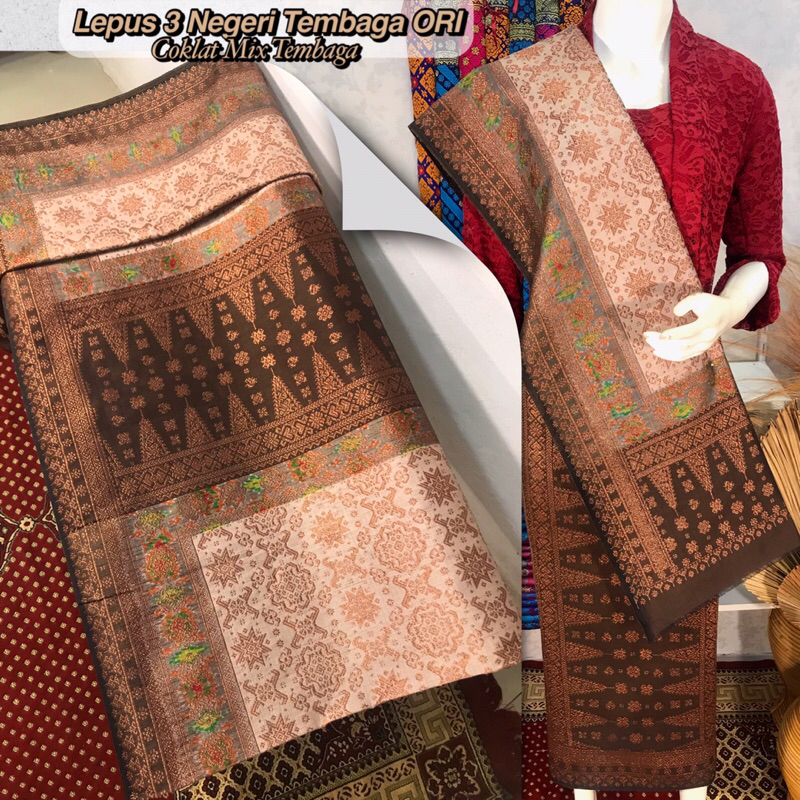 Jual Songket Lepus 3 Negeri Tembaga ORI-Asli Tenun Tangan Palembang (Ilham Songket) | Shopee ...