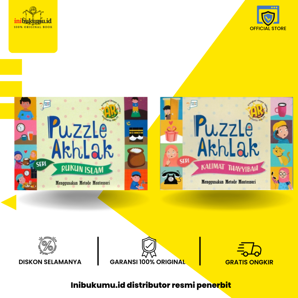 Jual Puzzle Akhlak Rukun Islam, kalimat thayyibah | Shopee Indonesia