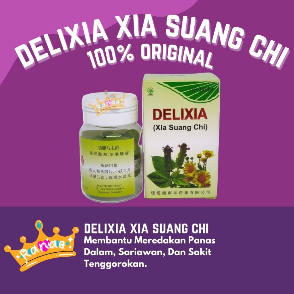 Jual (Tablet /botol) Delixia Untuk Panas dalam sakit tenggorokan ...