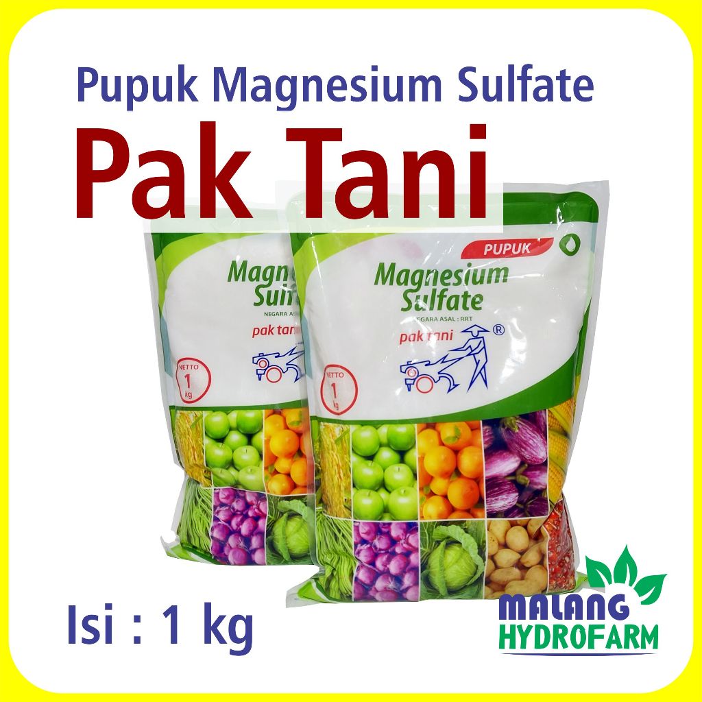 Jual Pupuk Magnesium Sulfate Pak Tani 1 kg sulfur sulfat pertumbuhan ...