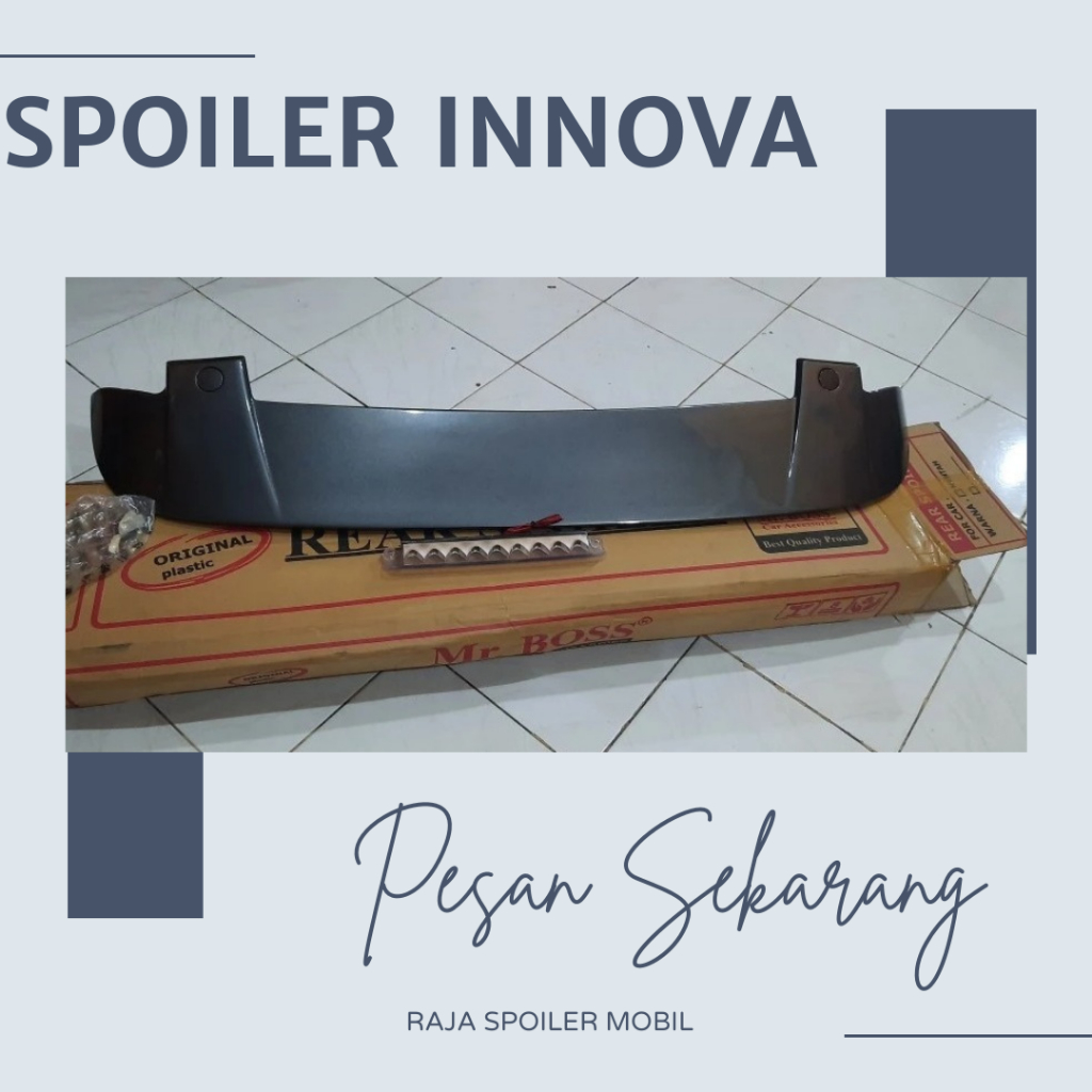 Jual SPOILER MOBIL INNOVA LAMA WITH LAMP | Shopee Indonesia