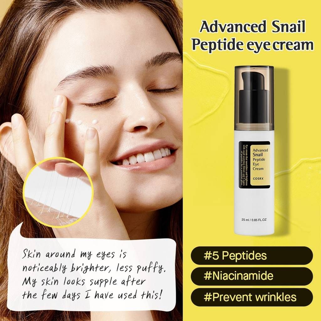 Jual COSRX - Advanced Snail Peptide Eye Cream 25ml | Shopee Indonesia