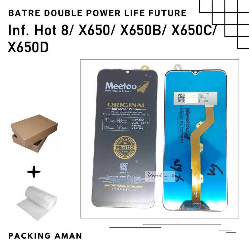 Jual LCD TOUCHSCREEN INFINIX HOT 8 X650 FULLSET | Shopee Indonesia