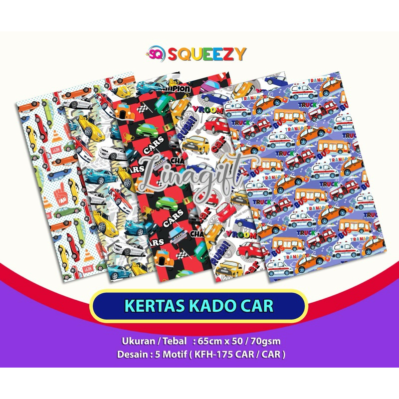 Jual ( 5 Lembar ) TRANSPORT SQ - KERTAS KADO DOFF EXCAVATOR PILOT ...