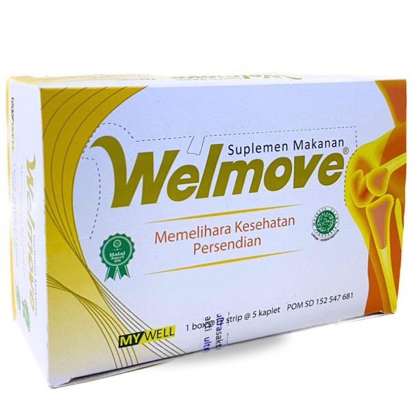 Jual WELMOVE MEMELIHARA KESEHATAN PERSENDIAN (1 STRIP ISI 5KAPLET ...