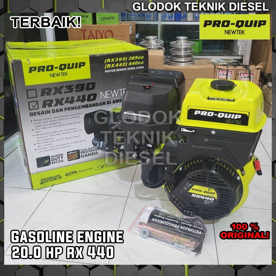 Jual Proquip Mesin Penggerak Bensin 20 HP RX 440 Gasoline Engine RX440 ...