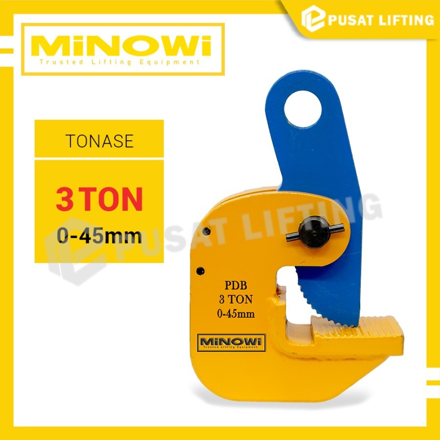 Jual Lifting Clamp Hook Horizontal 3 TON MINOWI Alat Angkat Penjepit ...