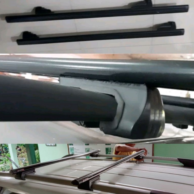 Jual Bayar Di Tempat CROSSBAR SPORT RACK Roof rack JEPIT ROOF RAIL REL ...