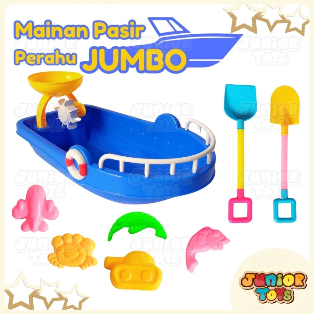 Jual Perahu Mainan Anak Kapal Laut Speed Boat Besar Jumbo Permainan ...