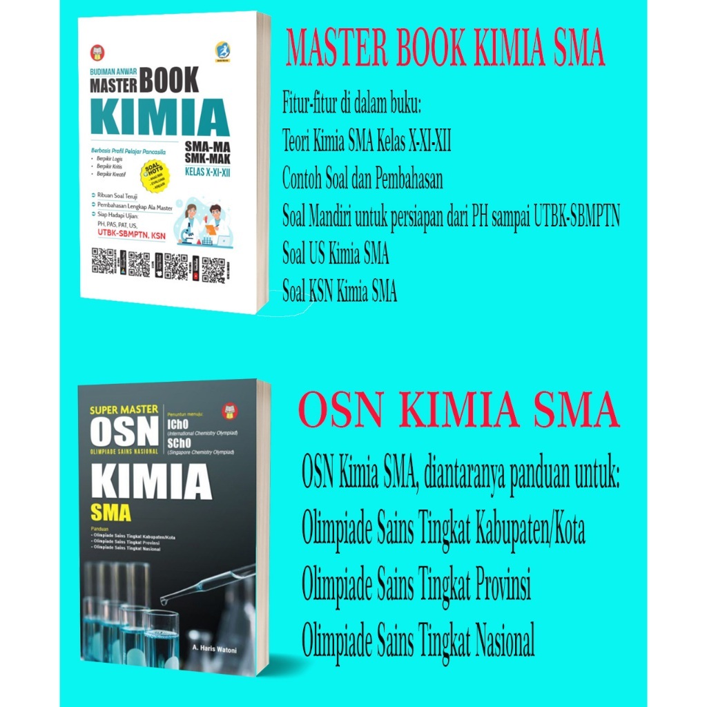 Jual BUKU MASTER BOOK KIMIA SMA-SUPER MASTER OSN KIMIA SMA | Shopee Indonesia