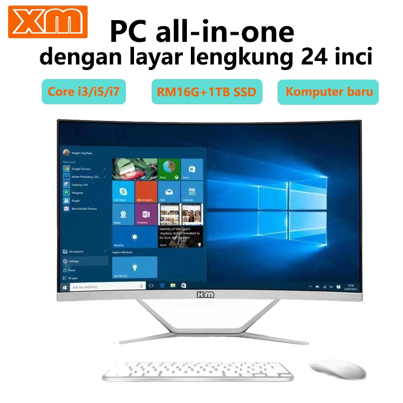 Jual Komputer PC All-in-One baru, cocok untuk game dan kantor, layar ...