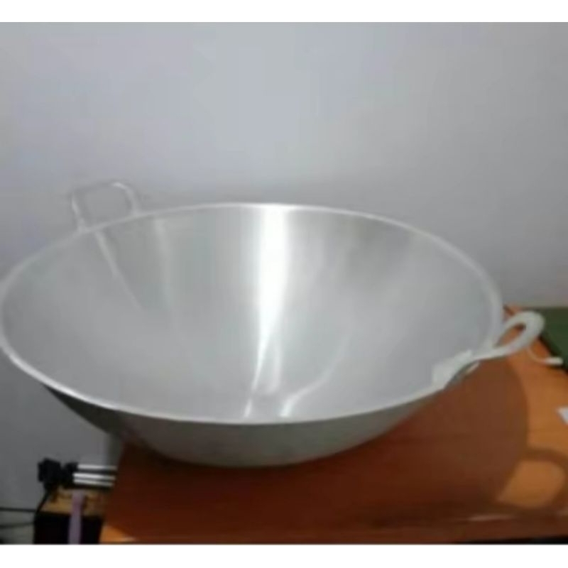 Jual wajan jumbo besar anti lengket penggorengan jumbo no 20 alumunium ...