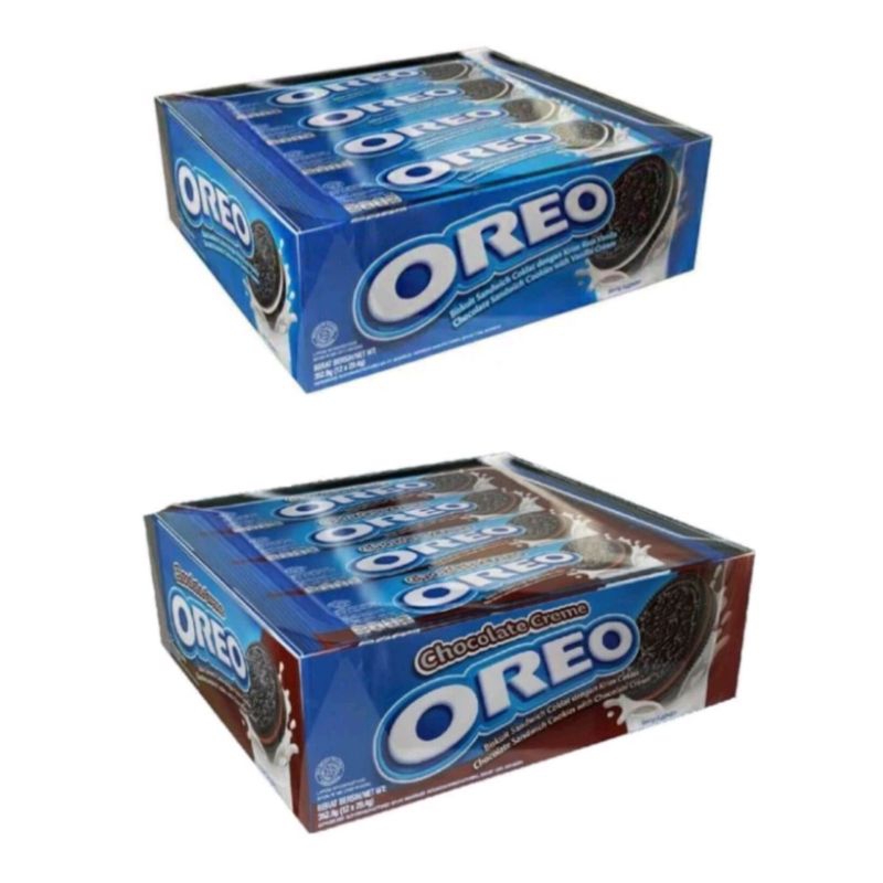 Jual Biskuit Oreo Box Vanila Original isi 12 pcs | Shopee Indonesia