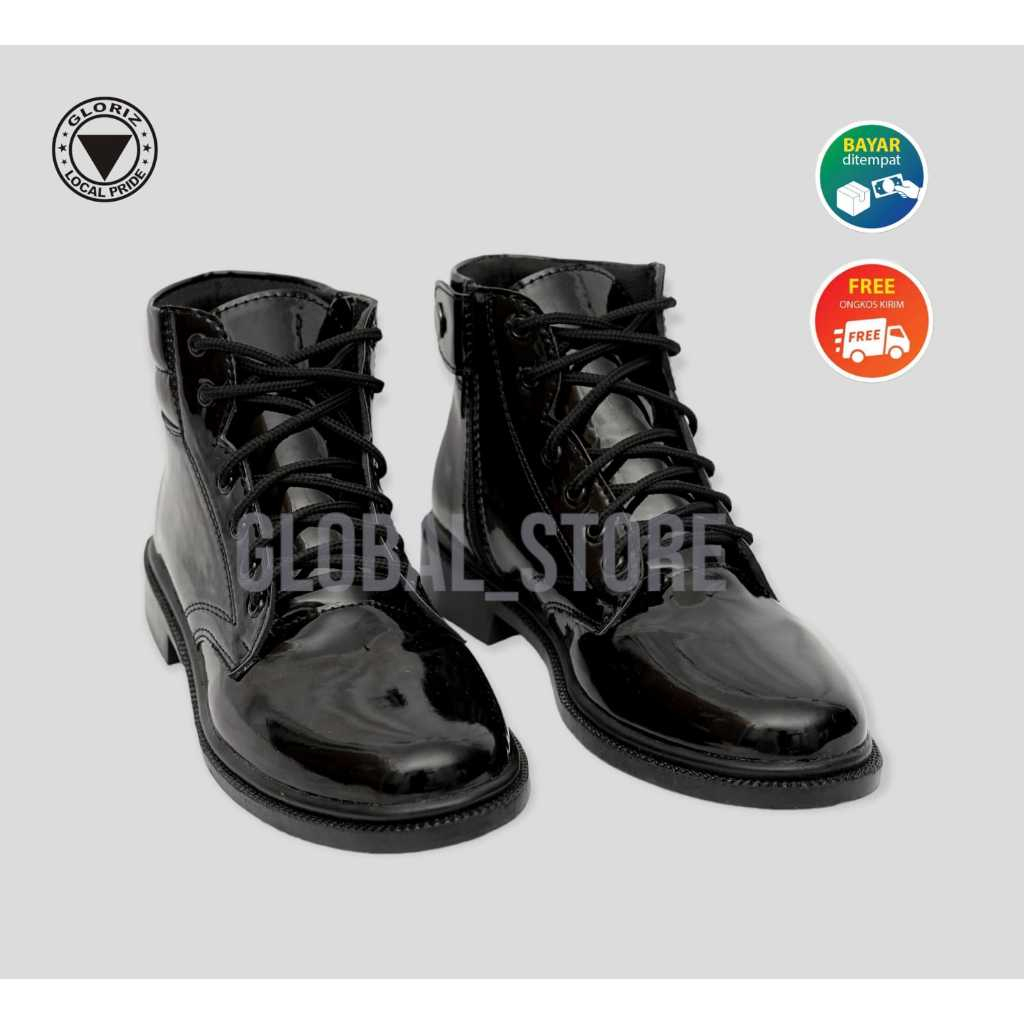 Jual Sepatu PDH Pria Tali Resleting Kilap & Doff Sepatu DINAS PDH PDL ...