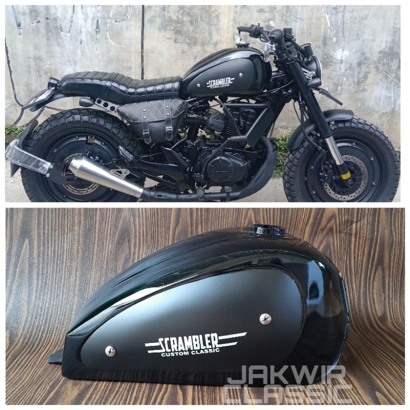 Jual Tangki Triumph custom japstyle bobber scrambler bratstyle HARGA ...