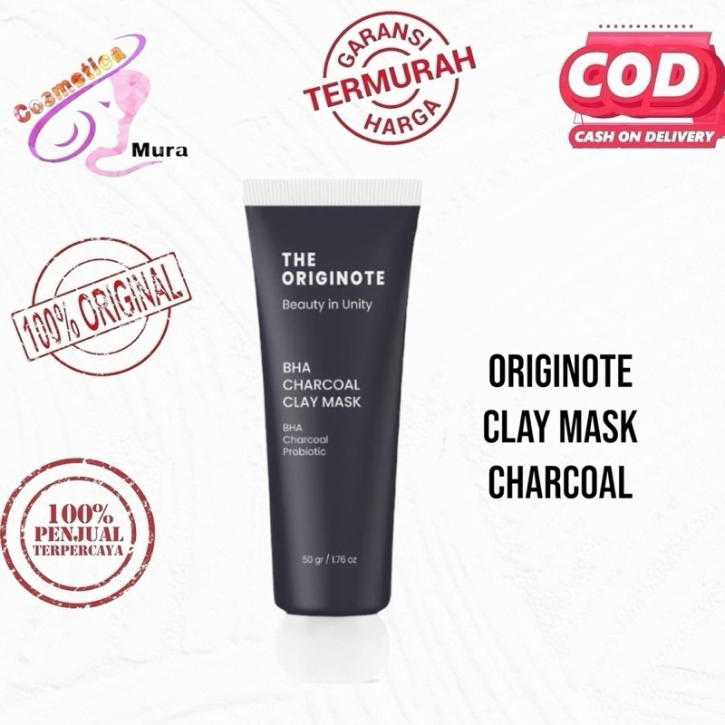 Jual 𝑝𝑛,𝑏𝑧 [ THE ORIGINOTE CHARCOAL CLAY MASK ] ORIGINOTE BHA MASKER ...