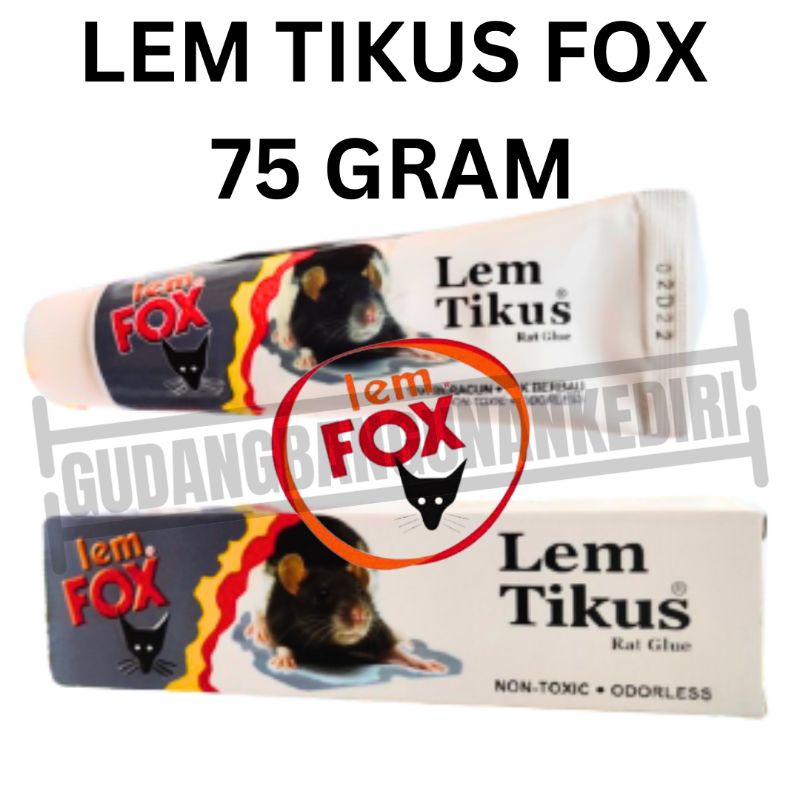 Jual Lem TIKUS FOX 75 gram 75gram 75gr 100% ORIGINAL | Shopee Indonesia