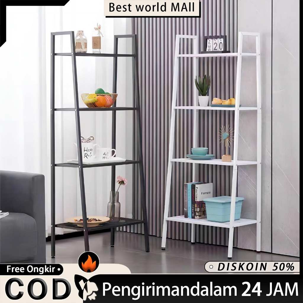 Jual Rak Besi 5 Susun Rak Besi Susun Rak pajangan Rak Putih Storage Rak ...