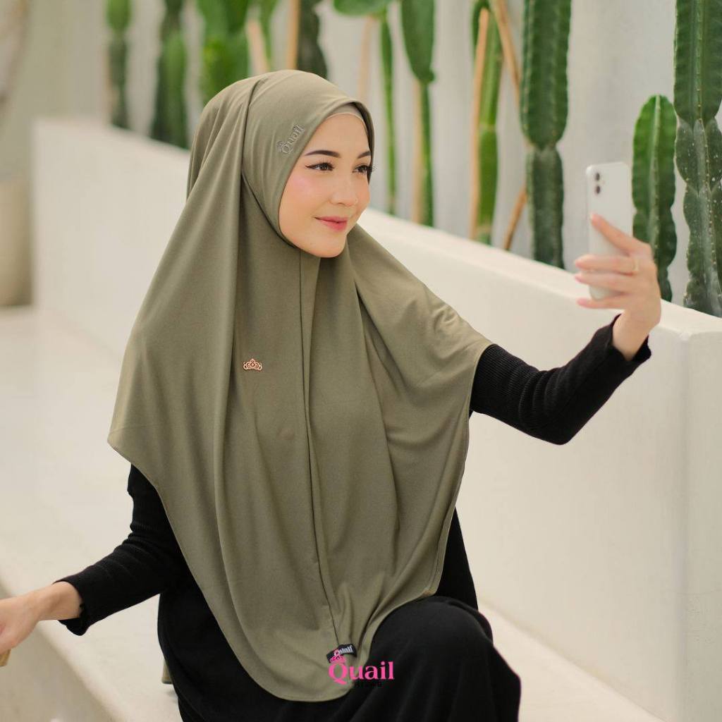 Jual Quail Hijab - Syahna Hijab Khimar | Jilbab Kerudung Instan Bergo Malay Jumbo Muslim Non Ped ...