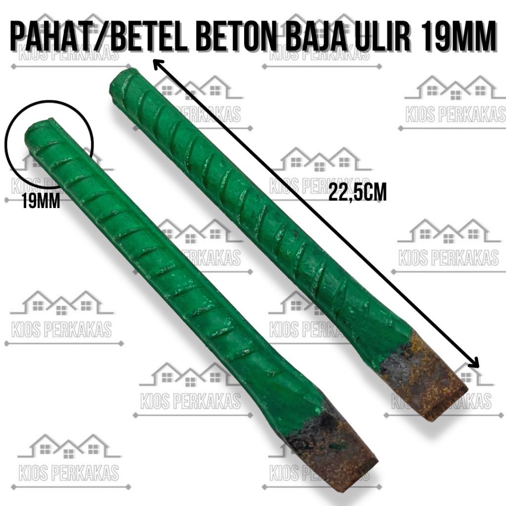 Jual Pahat | Betel Beton | Alat Bobok Tembok Lancip Besi Ulir Iras Baja ...