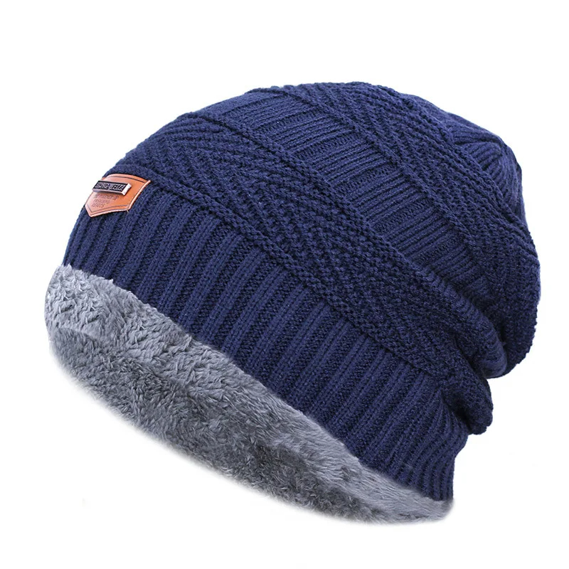 Jual Kupluk Penutup Kepala Wool Winter Beanie Hat Musim Dingin Hangat ...