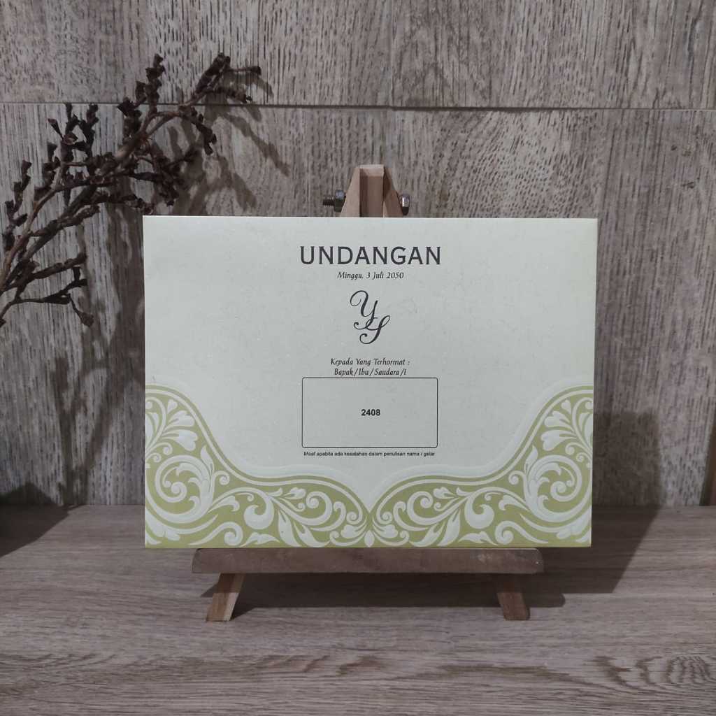 Jual ERBA 2408 Blangko Undangan Kosongan, Undangan Pernikahan Murah ...